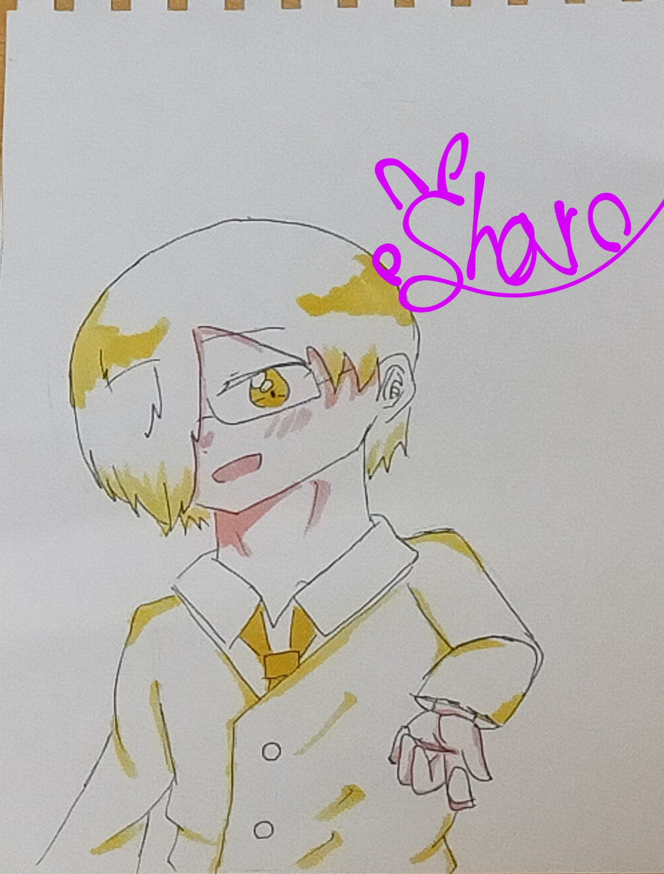 第2話：ut 3色マーカーチャレンジ（シャロちゃんのアナログイラスト部屋）｜無料スマホ夢小説ならプリ小説 byGMO