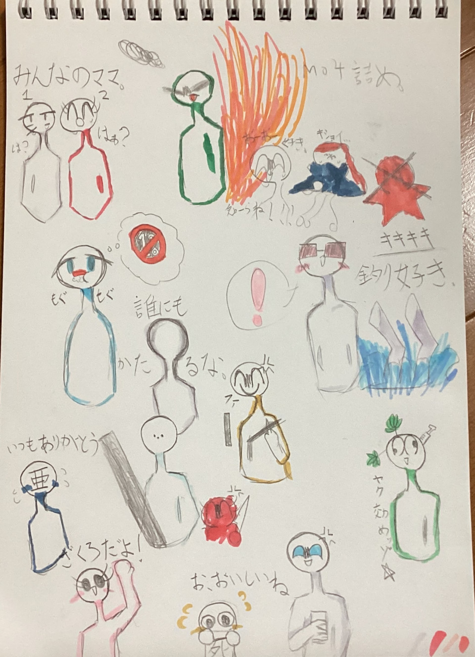 第128話：mo4を1ページ全部埋めたぜ（WTのイラスト？）｜無料スマホ夢小説ならプリ小説 byGMO