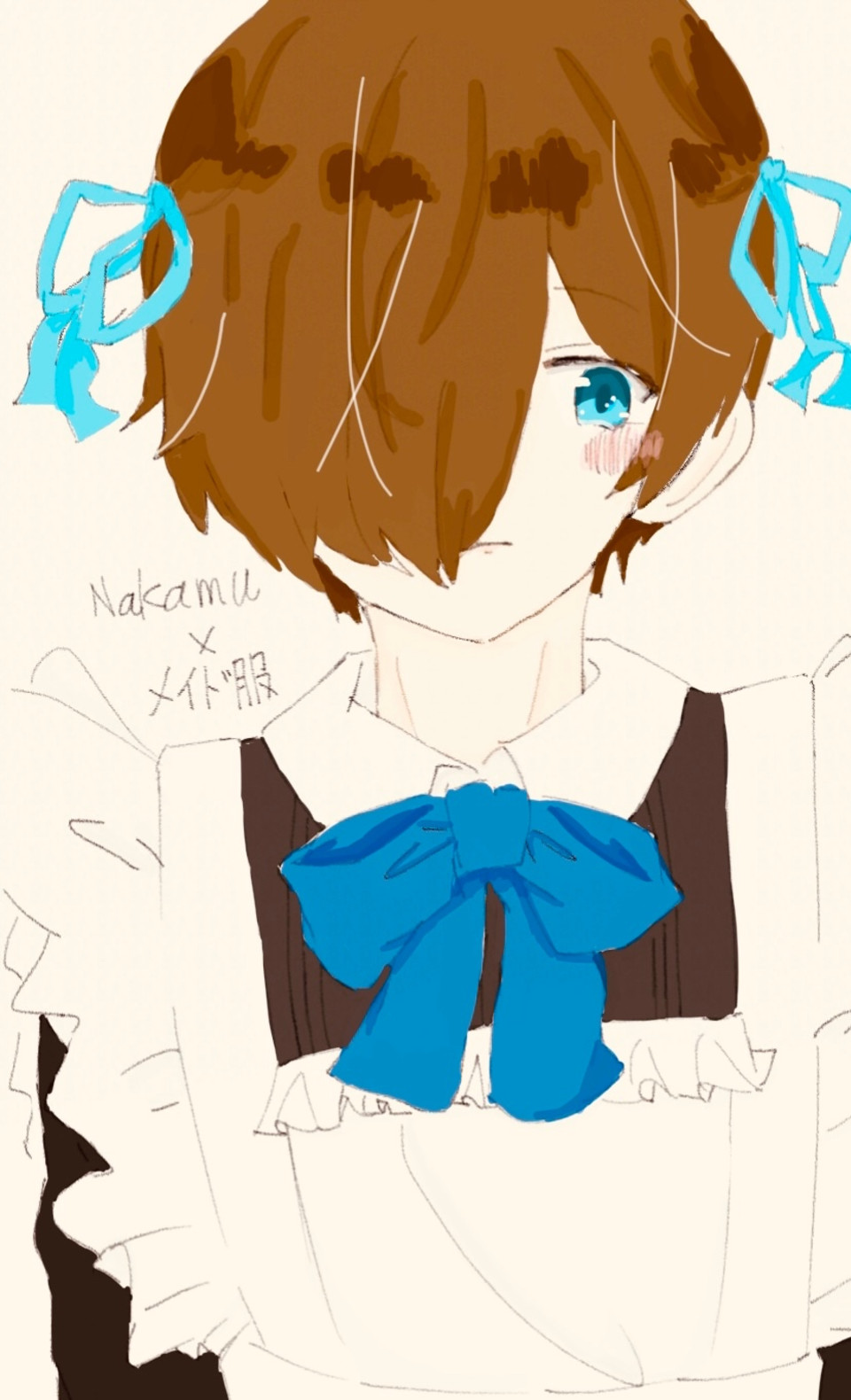 第32話：メイド服🐼（WTのイラスト集）｜無料スマホ夢小説ならプリ小説 byGMO