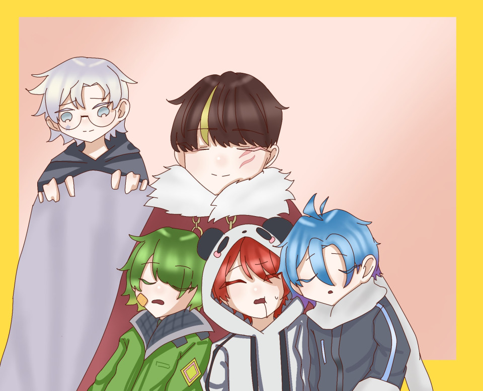 第4話：valo部門の選手🐼🐸🧣👑♟️（CRイラスト）｜無料スマホ夢小説ならプリ小説 byGMO